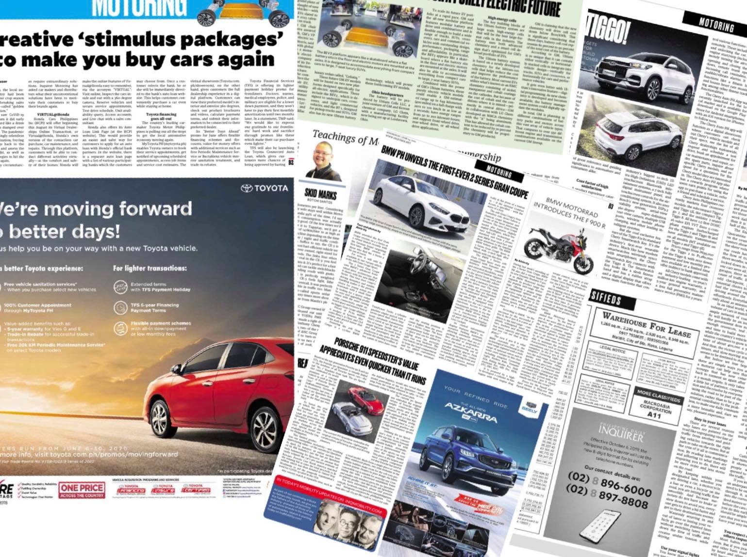 In today's Motoring Section of the Philippine Daily Inquirer - Inquirer ...