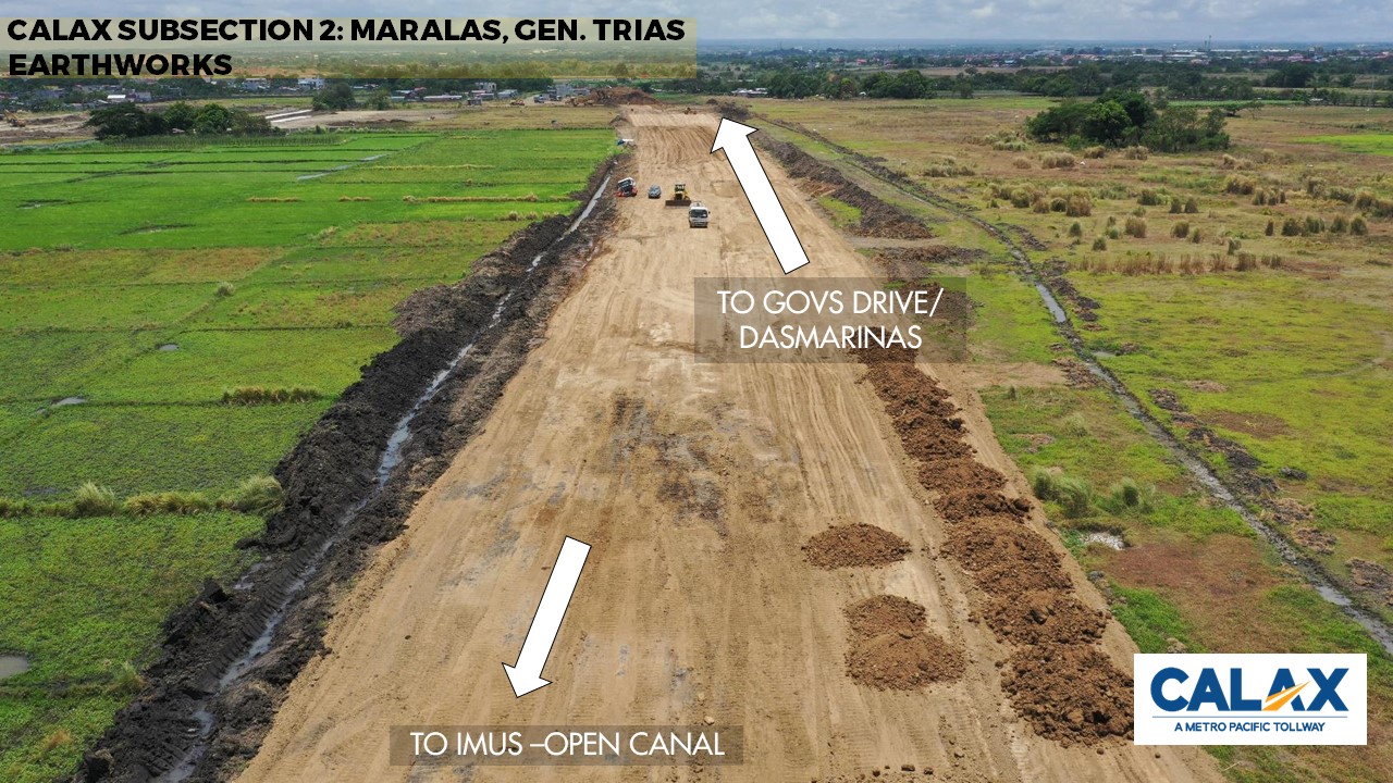 Construction of Silang East Interchange of CALAX close to completion ...