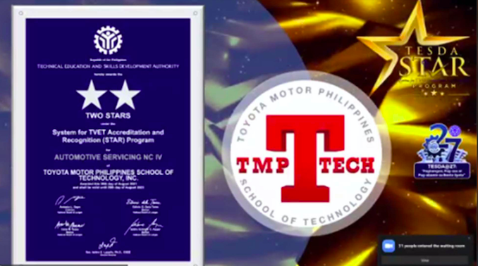 TMP Tech receives national accolade for TESDA automotive course ...